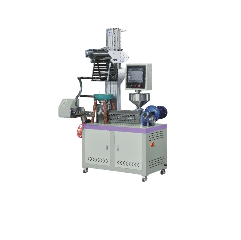 Custom Lab Blown Film Machine PLC Program Control With 6 Zone Heating